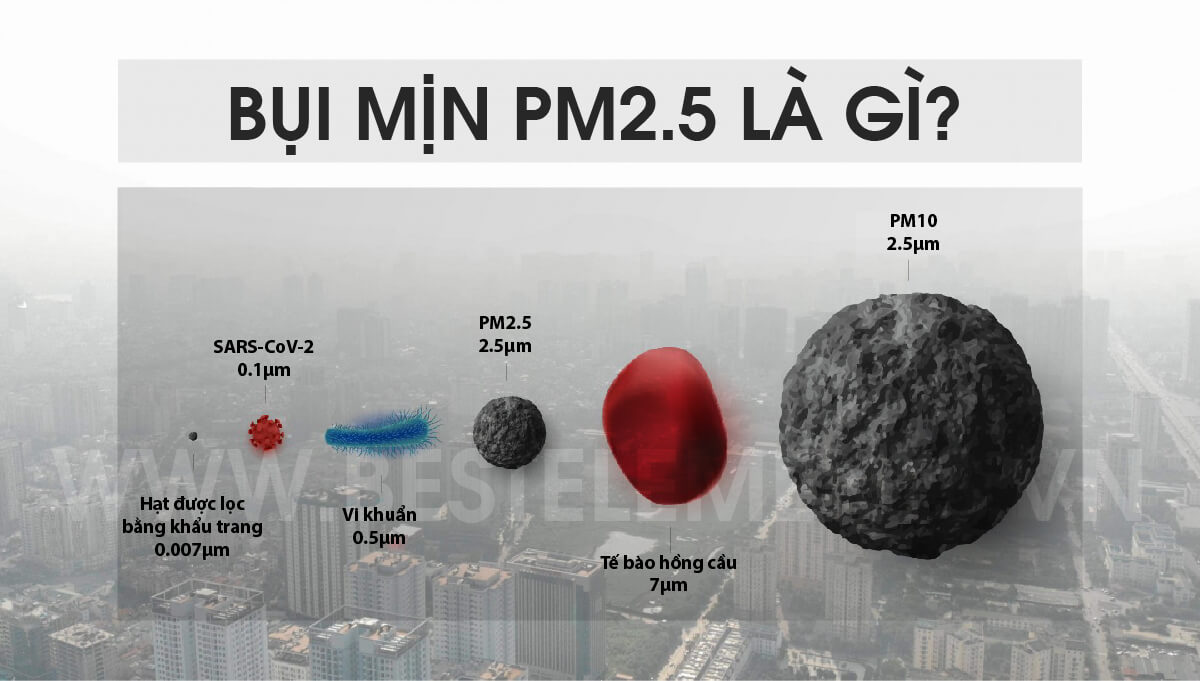 Bụi mịn PM2.5 Cách phòng ngừa tốt nhất là gì?